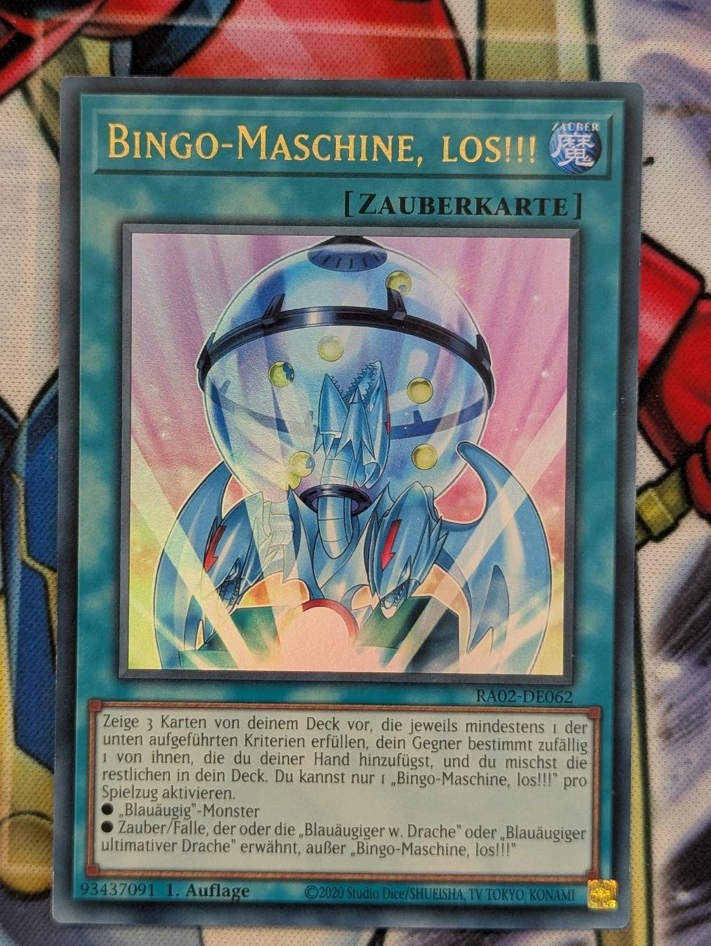 Yugioh Bingo-Maschine, los!!! Ra02-DE062 Ultra Rare (Nuovo e nell ...