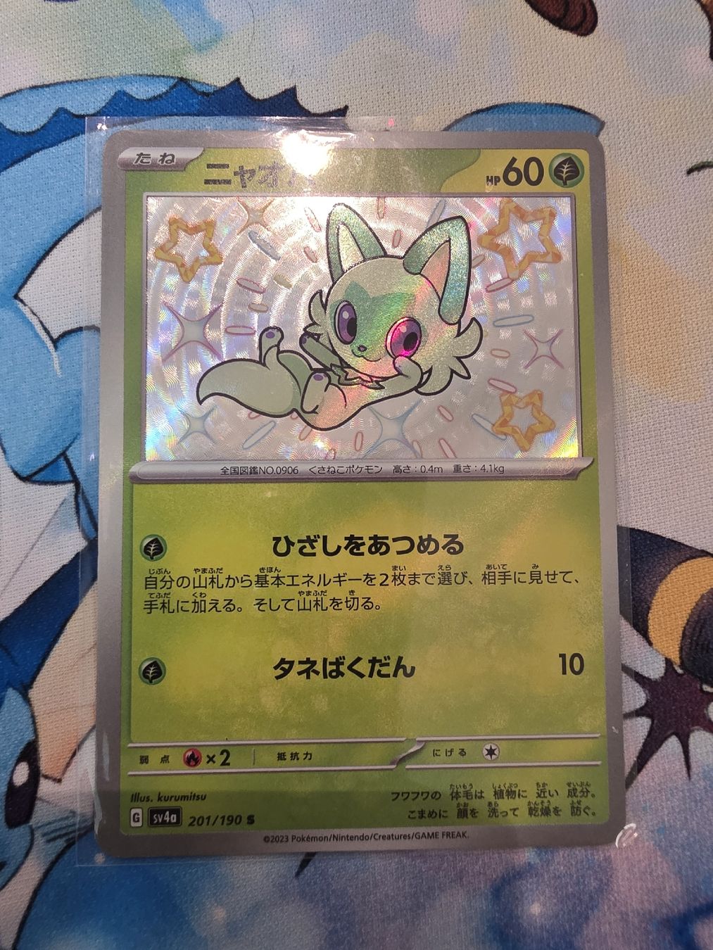 Pokemon Shiny Sprigatito 201/190 🇯🇵 Boosterfrisch (Gebraucht) in Gossau ...