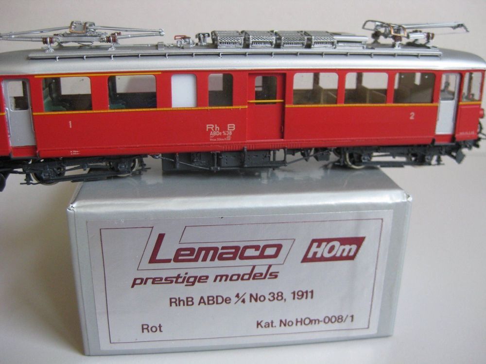 Lemaco ABDe 4/4 38 Rhb ex Bernina, Hom 8/1 (Gebraucht) in Buchs ZH für CHF 745 – mit Lieferung ...