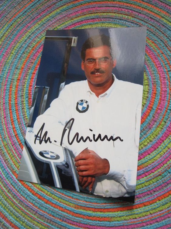 MARIO THEISSEN BMW MOTORSPORT ANTIKES AUTOGRAMM (Gebraucht) in ...