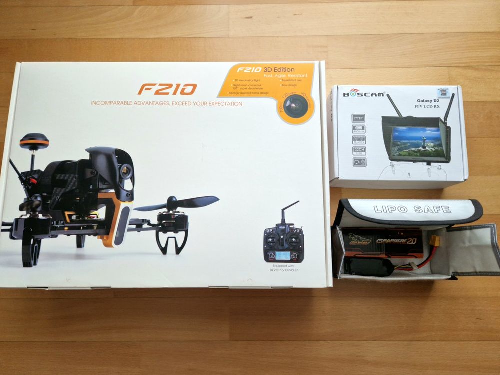 WALKERA F210 3D FPV RACE-SET (Neu (gemäss Beschreibung)) in Gockhausen für CHF 160 – mit ...