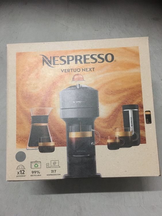 Nespresso Vertuo next grey + recycling bin (Neu und originalverpackt ...