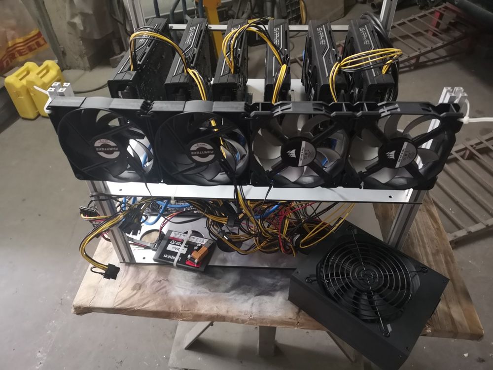 Mining Rig 6 GPU 186 MH/s 450W | Kaufen auf Ricardo