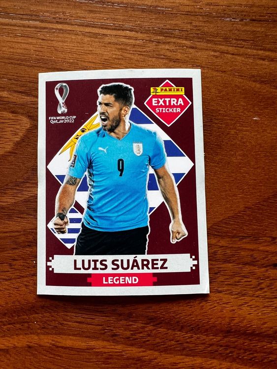 Panini Extra Sticker Luis Suarez WM 2022 (Neu (gemäss Beschreibung)) in ...