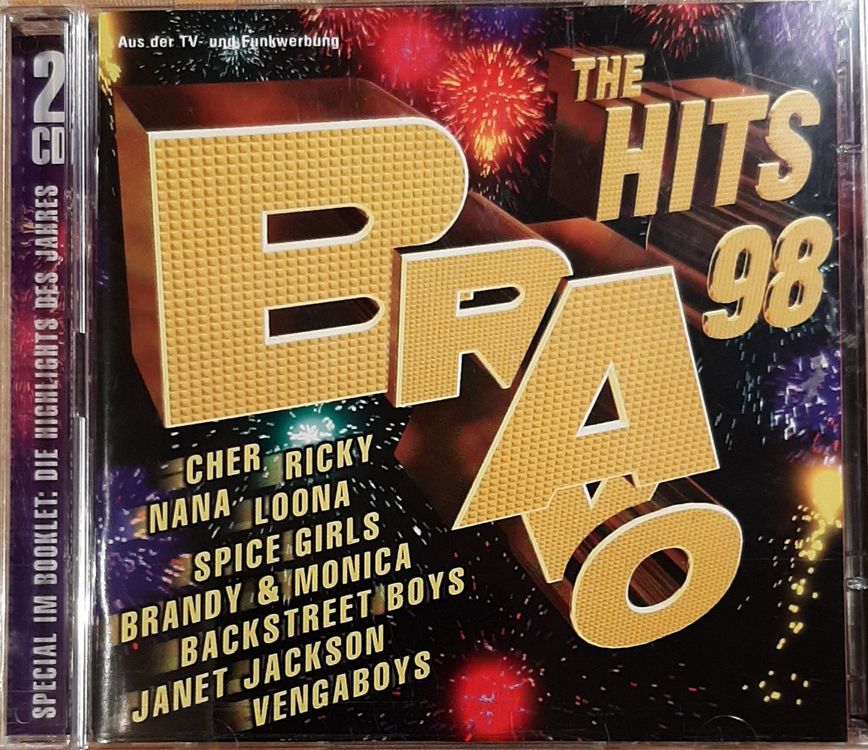 Bravo Hits - The Hits 98, 2CD Hit Compilation Sampler 1998 (Gebraucht) in Amriswil für CHF 3.2 ...
