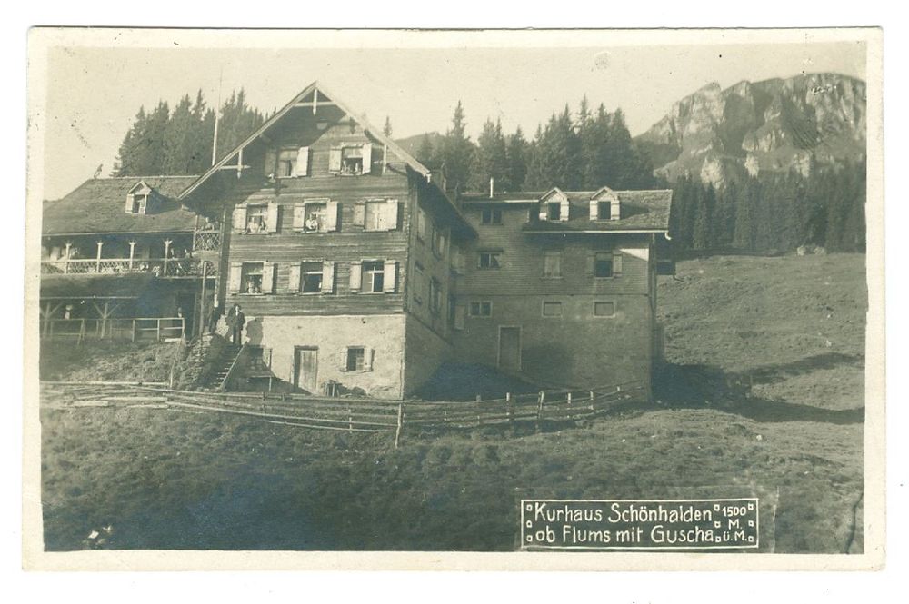 Flums - Schönhalden mit Guscha - 1924 (Gebraucht) in Chur für CHF 18 ...
