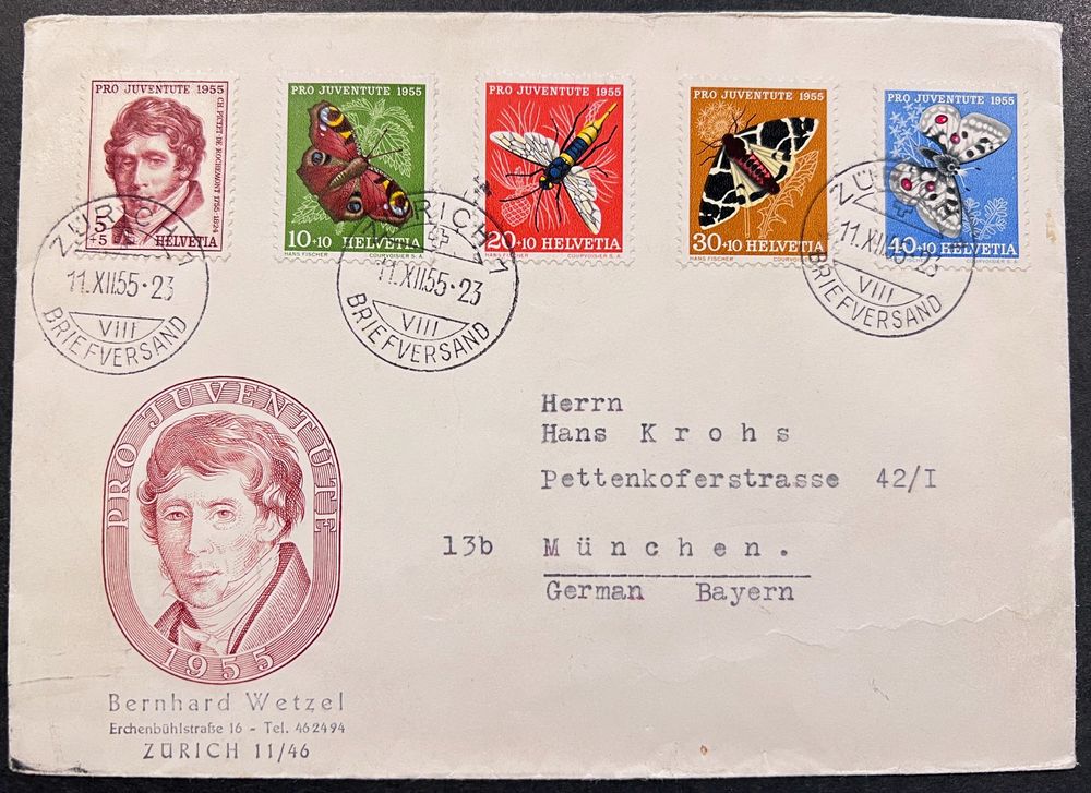 5 Pro Juventute FDC/Satzbriefe ab 1948 SBK 147.- ab 0.50 (Gebraucht) in ...