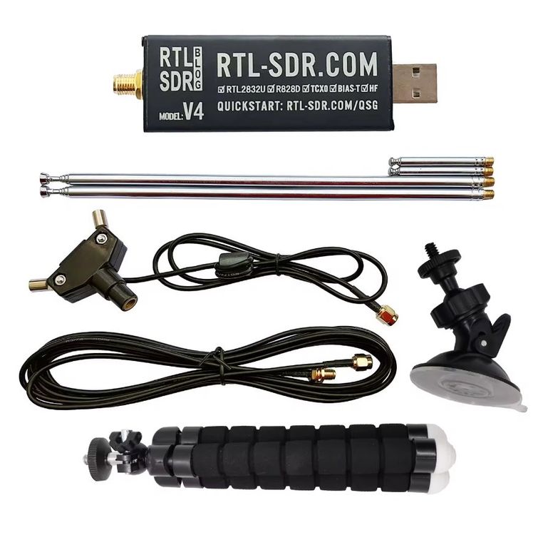 RTL-SDR Blog RTL SDR V4 R828D RTL2832U 1PPM TCXO SMA RTLSDR (Neu und ...