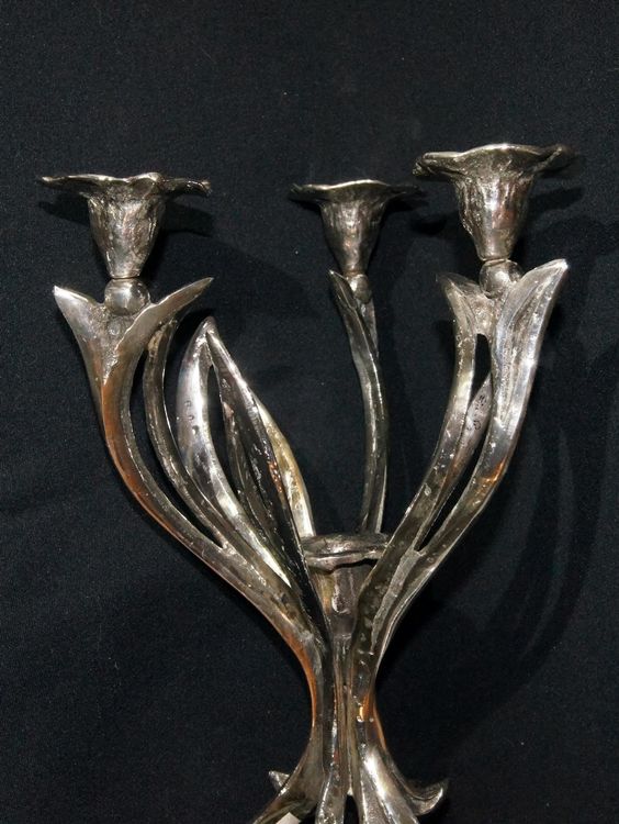 Einmaliger Kerzenhalter versilbert für 4 Kerzen (Gebraucht) in Geroldswil für CHF 85 – mit ...