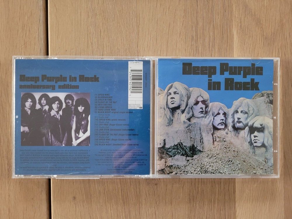 CD Deep Purple - In Rock - 25th Anniversary Edition, 1994 (Gebraucht) in Nebikon für CHF 3 – mit ...