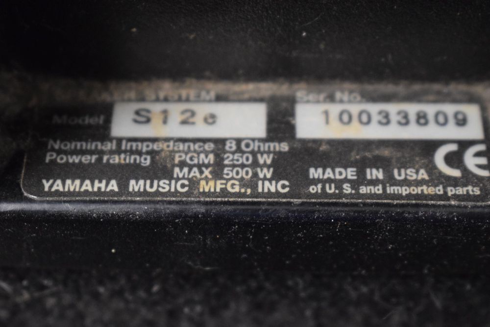 Yamaha S12e PA Boxen, 2 Stück mit Ständer | Kaufen auf Ricardo