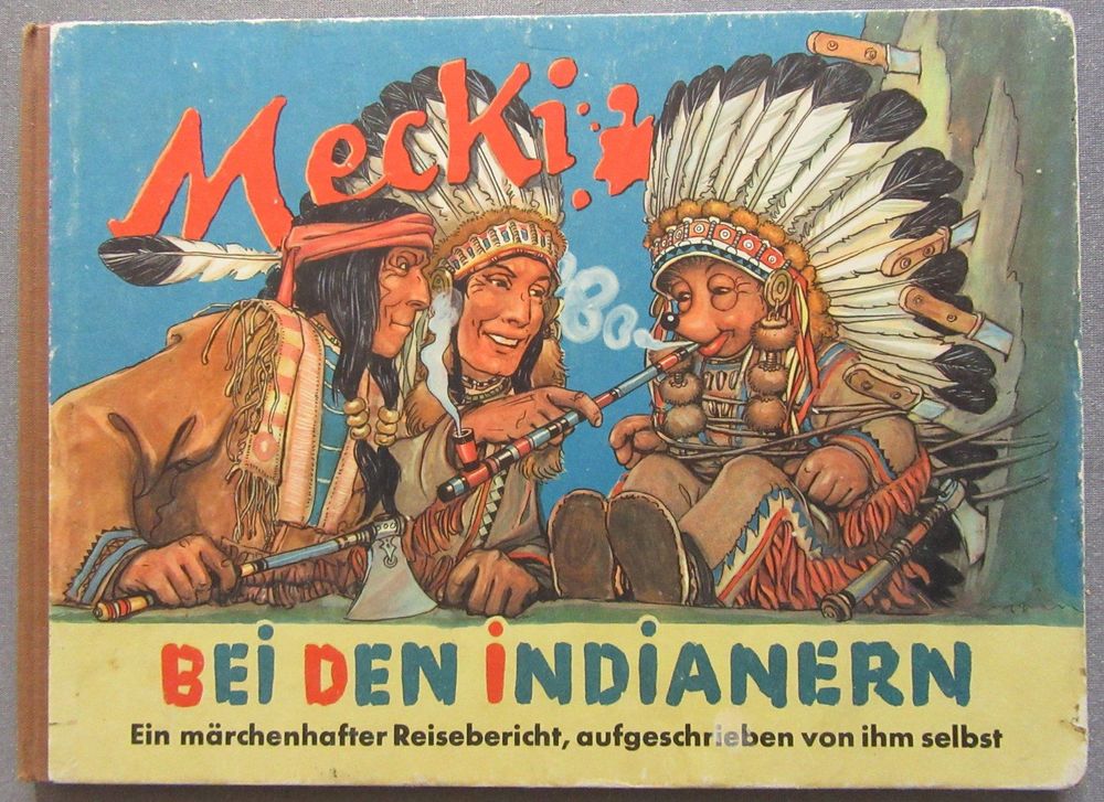 Mecki - Bei den Indianern - Bilderbuch von 1965 (Gebraucht) in ...