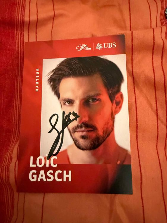 Signierte Autogrammkarte Loic Gasch (Gebraucht) in Rüschlikon für CHF 1 ...