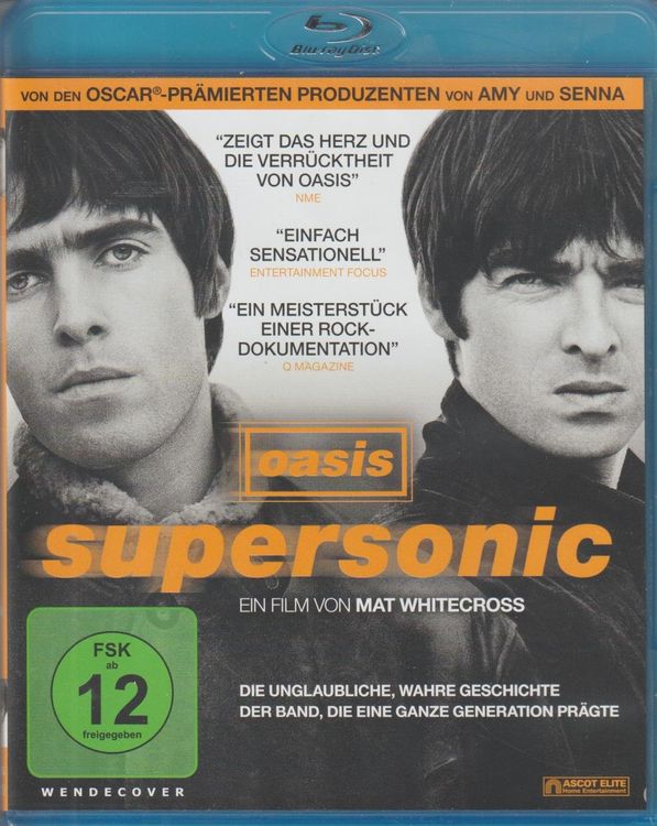 OASIS - Supersonic, coole Blue Ray DVD, Film über Oasis | Acheter sur ...