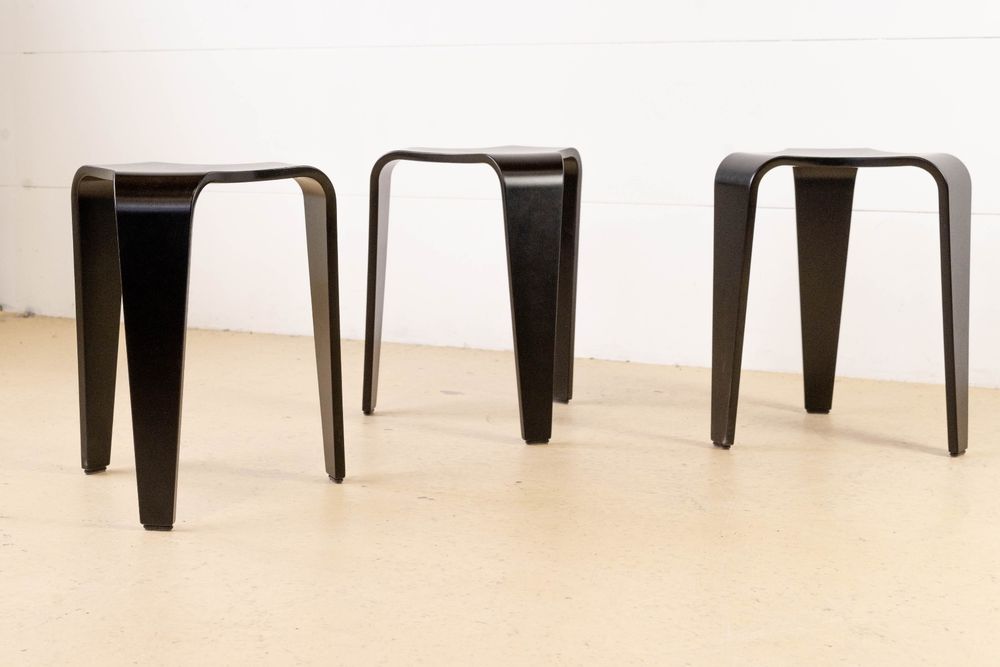 Swiss Design: Michel Péclard Hocker von Horgen Glarus, 1960 (Neu (gemäss Beschreibung)) in ...