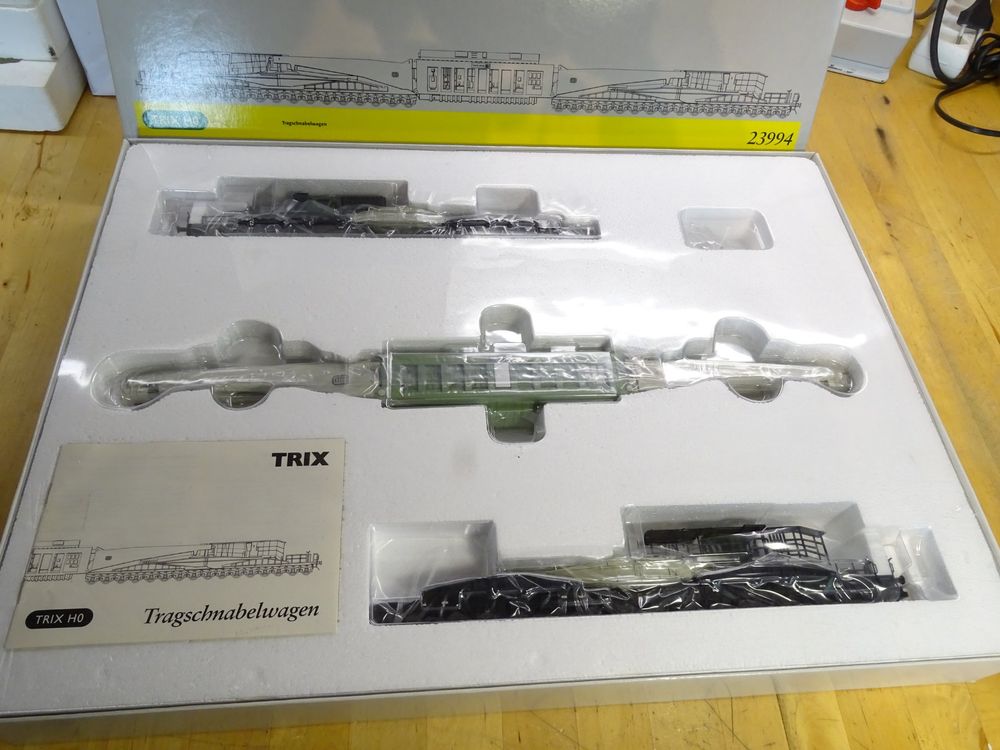 Trix 23994 Tragschnabelwagen, Unbenutzt, H0,GS/DC,OVP | Kaufen auf Ricardo