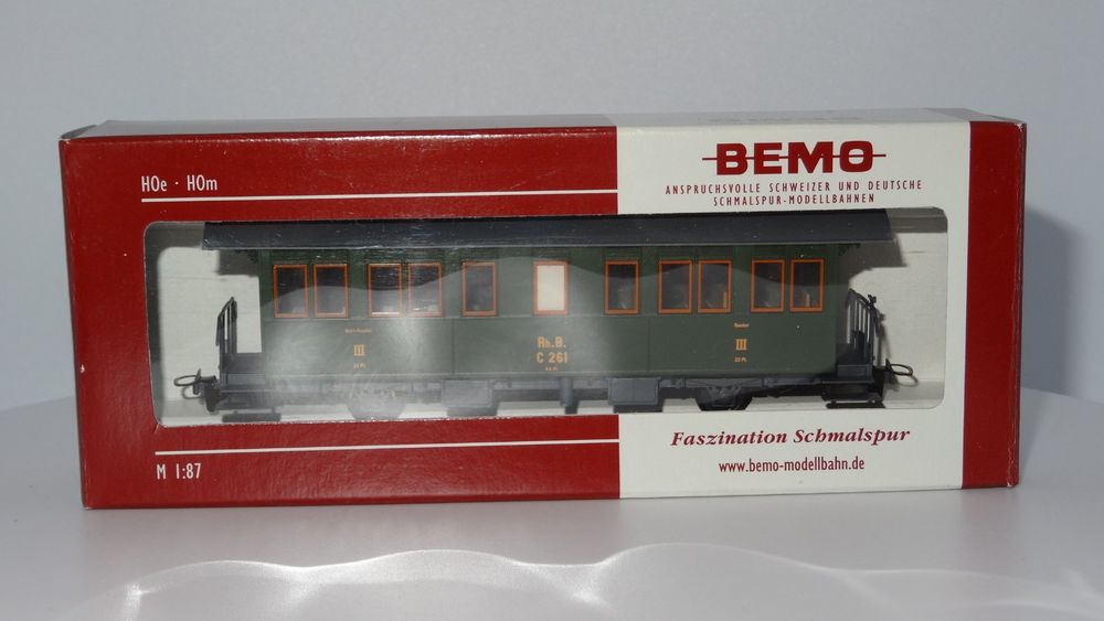 Bemo 3230101, RhB, C. 261, Zweiachser - Personenwagen, Neu | Kaufen auf Ricardo