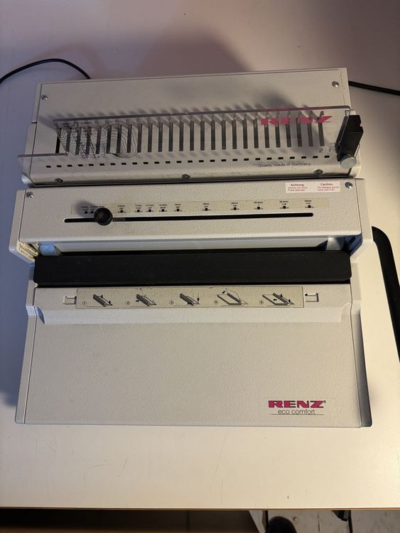 RENZ Bindesystem - professionell | Kaufen auf Ricardo