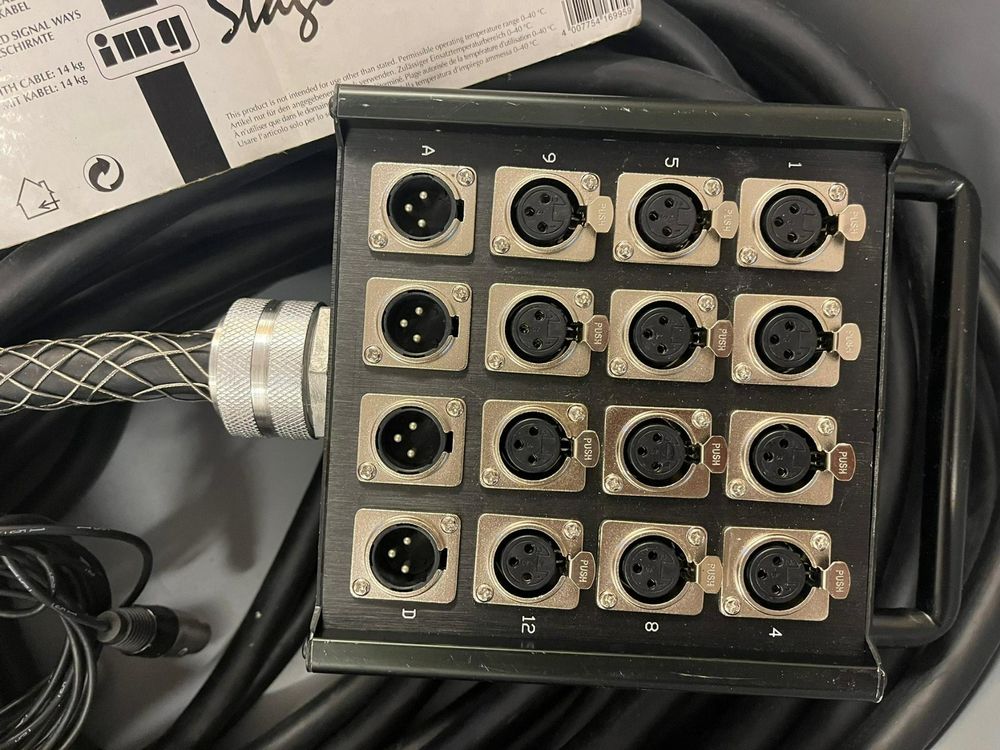 XLR Stagebox / Multicorekabel Stage Line STB-1204 (Gebraucht) in Bülach für CHF 86 – nur ...