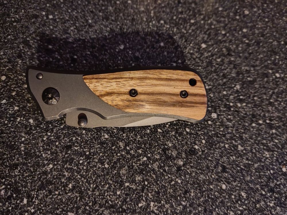 Taschenmesser Klappmesser,Angelmesser Carbon-Stahl Klinge (Neu und ...