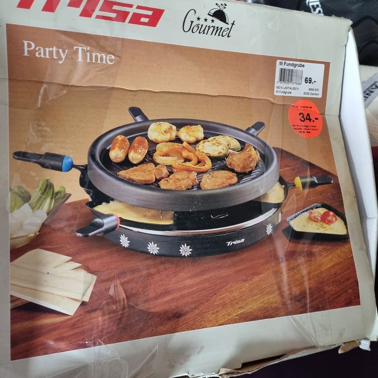 Trisa Raclette-Grill rund (Neu (gemäss Beschreibung)) in Buchs AG für ...