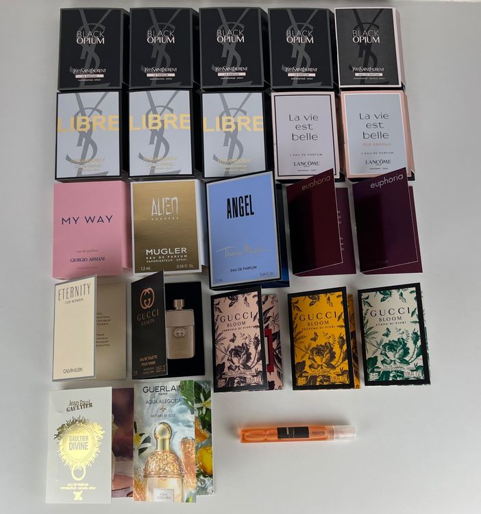 Parfüm Proben Set für Damen 23-teilig (Neu und originalverpackt) in ...