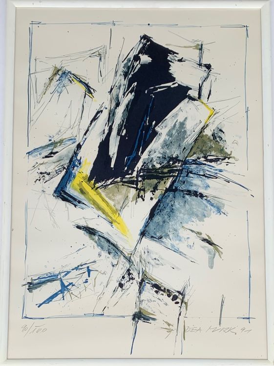 Dea Murk (1932-2003) grosses Lithographie Handsigniert | Kaufen auf Ricardo