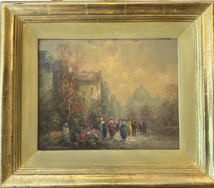 Peinture impressionniste signature illisible (Gebraucht) in Estavayer-le-Lac für CHF 80 – mit ...