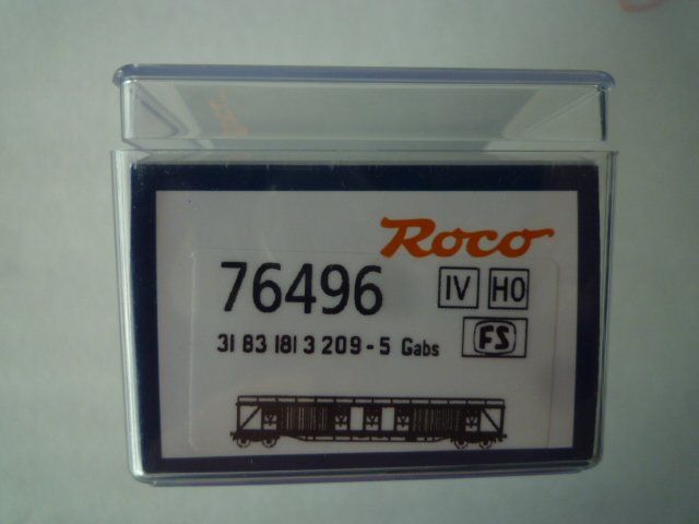 NEU - ROCO 76496 Gedeckter Wagen FS Typ Gabs - Wagon couvert (Neu und ...