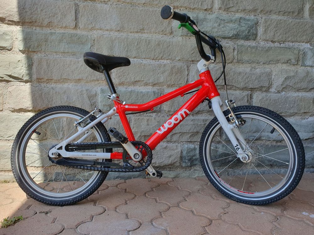 WOOM 3 - Kinderfahrrad 16 Zoll, rot | Kaufen auf Ricardo