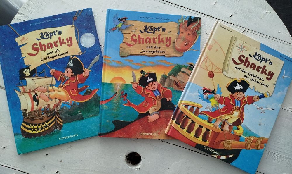 3 Kinderbücher Käpt'n Sharky Abenteuer Coppenrath (Gebraucht) in Fällanden für CHF 32 – mit ...