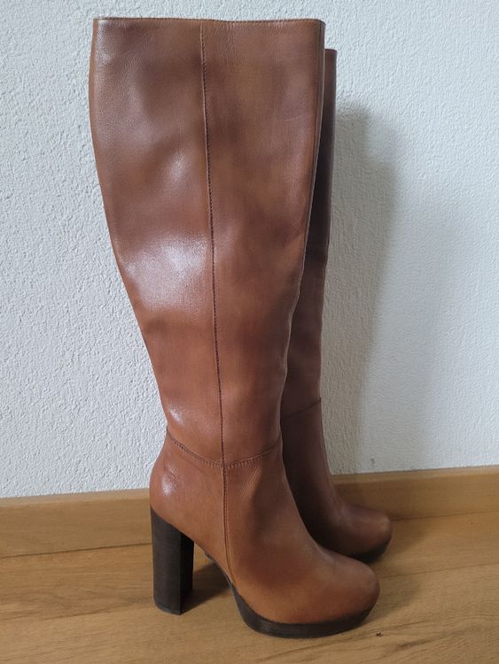 Steven New York NANO - High Heel Stiefel - cognac | Kaufen auf Ricardo