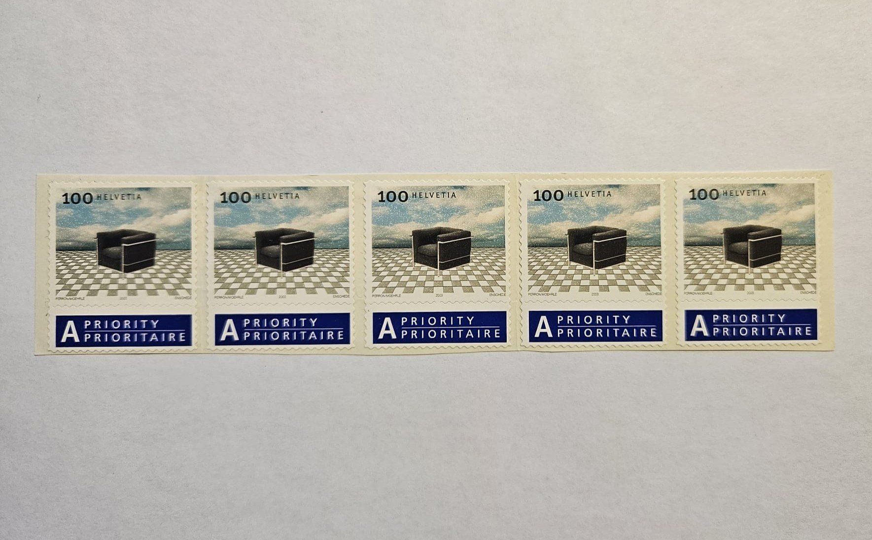 5er Block Design-Klassiker Le Corbusier 100 Helvetia 2003 (Neu und ...