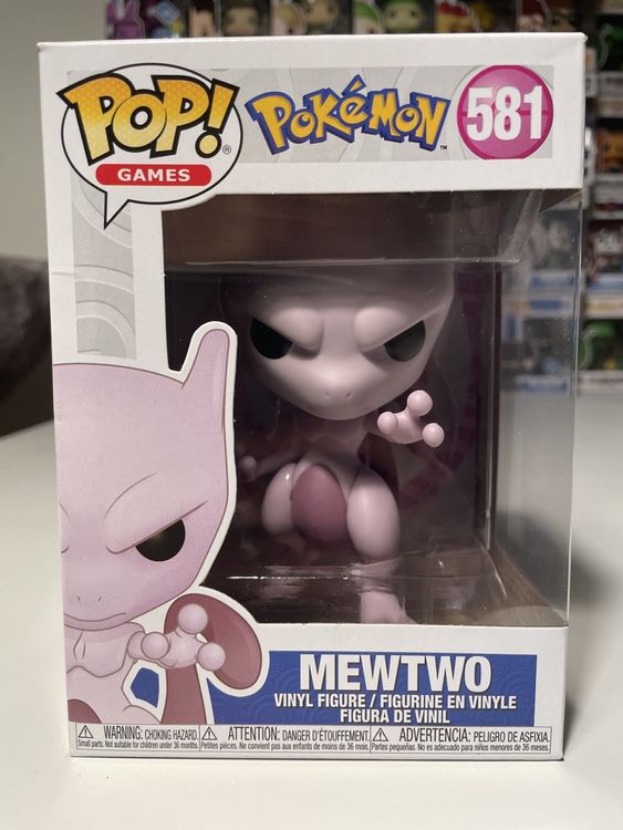 Funko Pop! Games: Mewtwo #581 Pokémon (Neu und originalverpackt) in ...