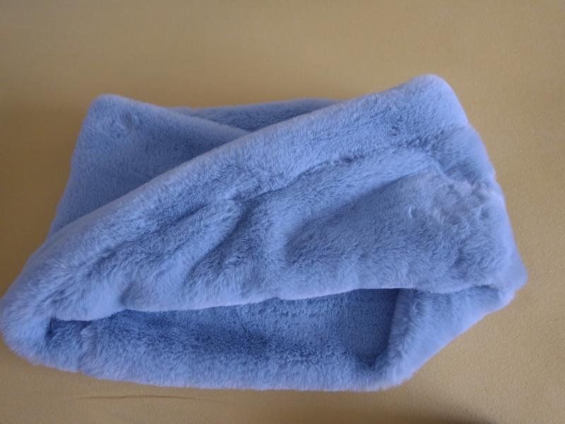 neuer Kunstfell-Loop, mega flauschig, hellblau, | Kaufen auf Ricardo