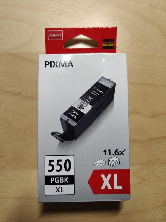Canon PIXMA 550 PGBK XL Patronem schwarz (Neu und originalverpackt) in ...