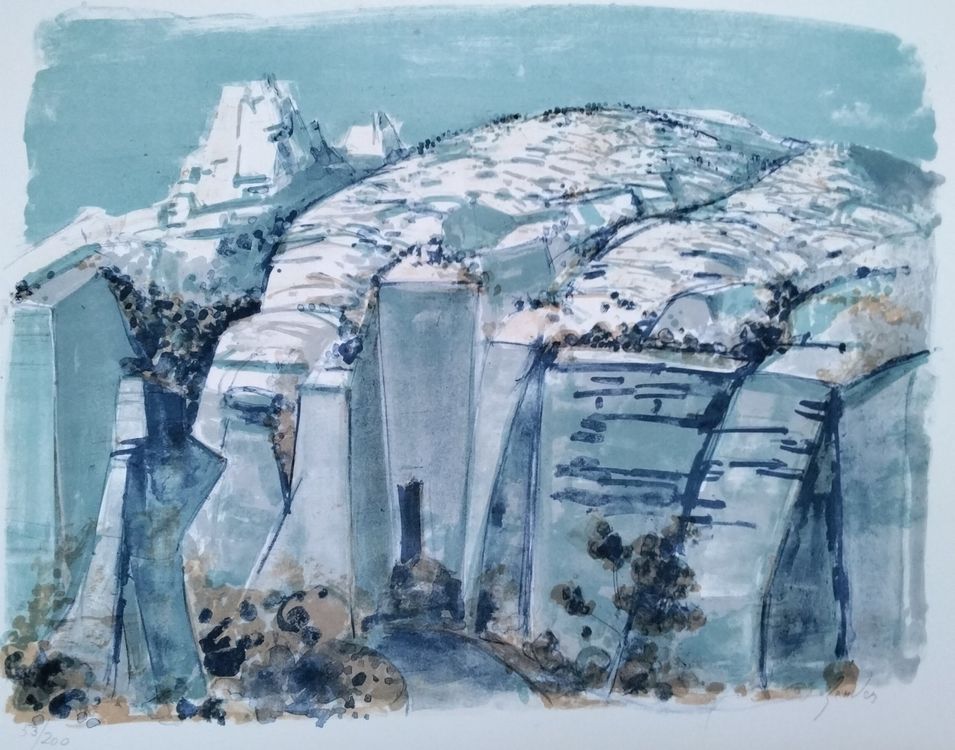 R. Zender Lithographie nummeriert und signiert (Gebraucht) in Cavigliano für CHF 18 – mit ...