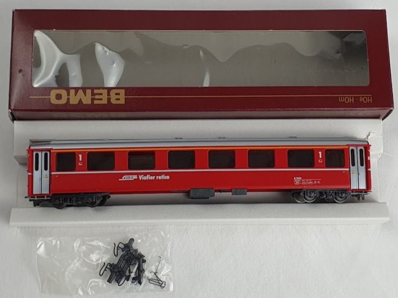 Bemo 3252 132 RhB A1242 EW I Refit 1.Kl. neuwertig, OVP (Gebraucht) in ...