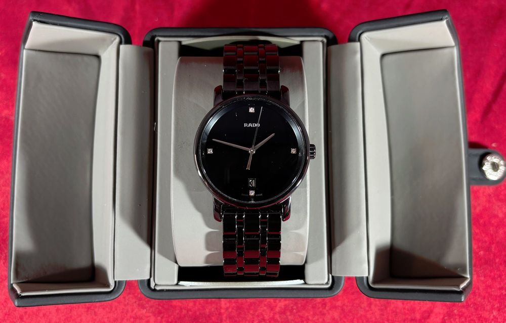 RADO DiaMaster M Jubilé – Montre femme – Céramique noire (Gebraucht) in ...