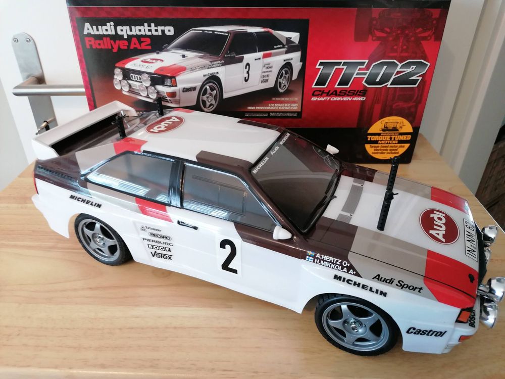 Tamiya Audi Quattro A2 TT02 | Kaufen auf Ricardo