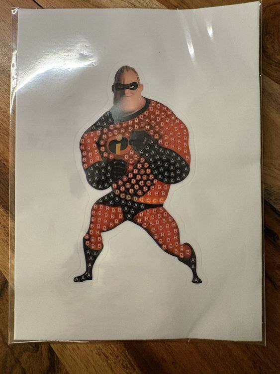 Disney 100 Crystal Art Sticker - Bob Parr (Neu und originalverpackt) in ...