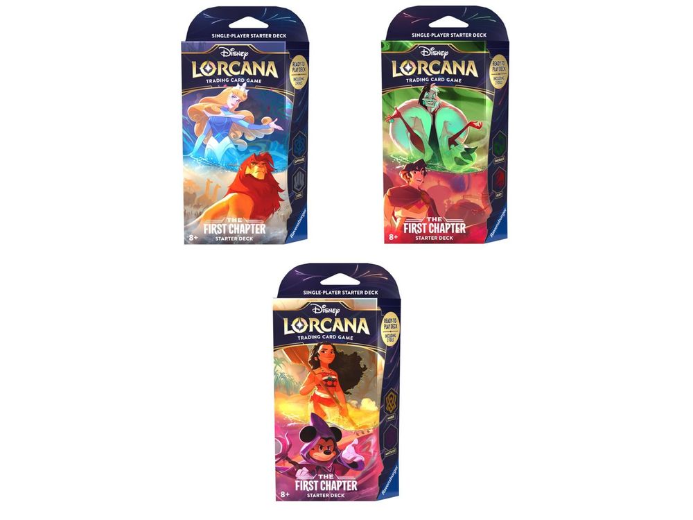 Lorcana 1st Chapter Starter Deck EN Set (Neu und originalverpackt) in ...