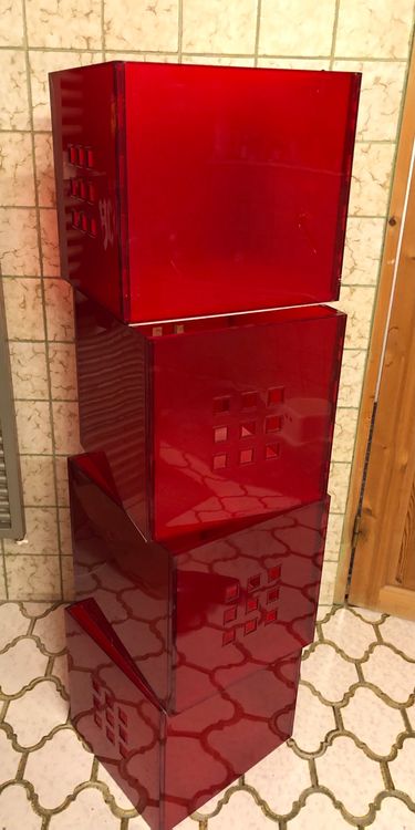 (KOPIE) 7Stk. IKEA Lekman Box rot für Kallax | Kaufen auf Ricardo