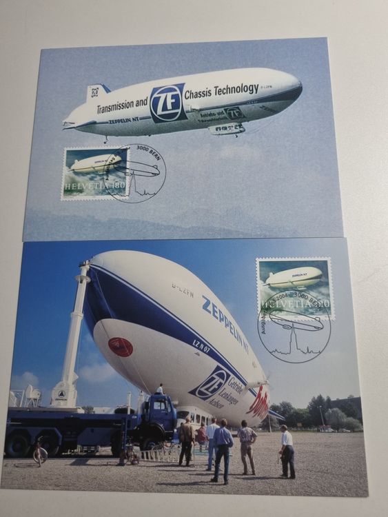 2004 FDC Maximumkarten Zeppelin (Gebraucht) in Arni AG für CHF 5 – mit Lieferung auf Ricardo kaufen