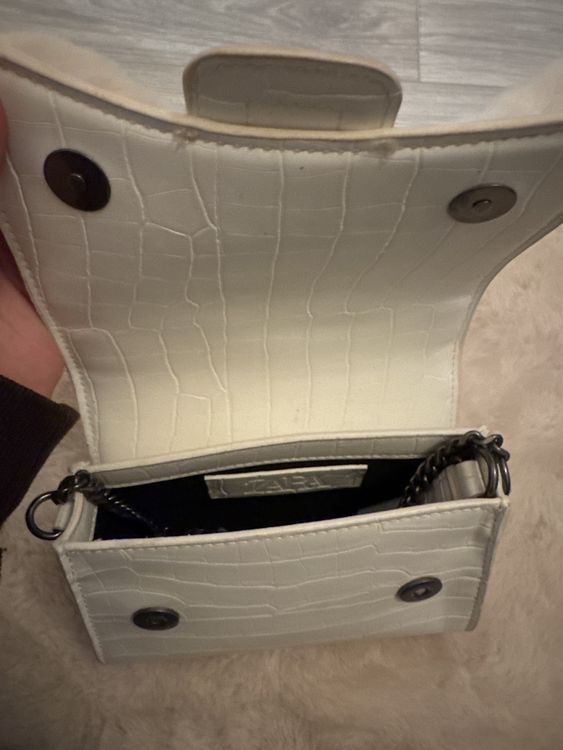 Sac à main Zara blanc - Effet crocodile, parfait été! (Neuf (Voir ...