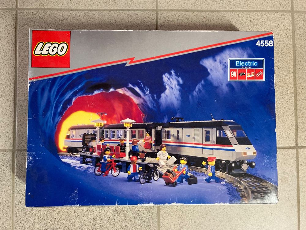 Lego 4558 - Metroliner Zug - komplett in OVP von 1992 | Kaufen auf Ricardo