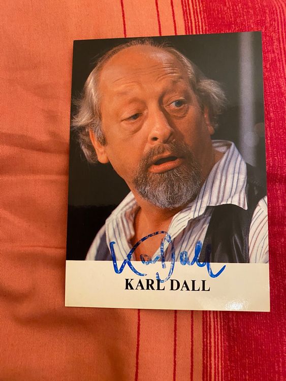 Autogrammkarte Karl Dall handsigniert (Gebraucht) in Rüschlikon für CHF ...
