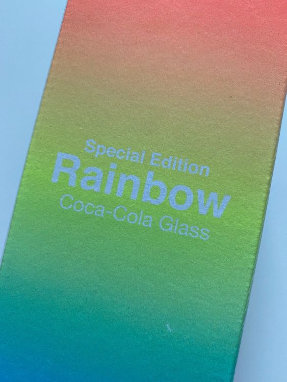 Special Edition Coca Cola Rainbow Glas | Kaufen auf Ricardo