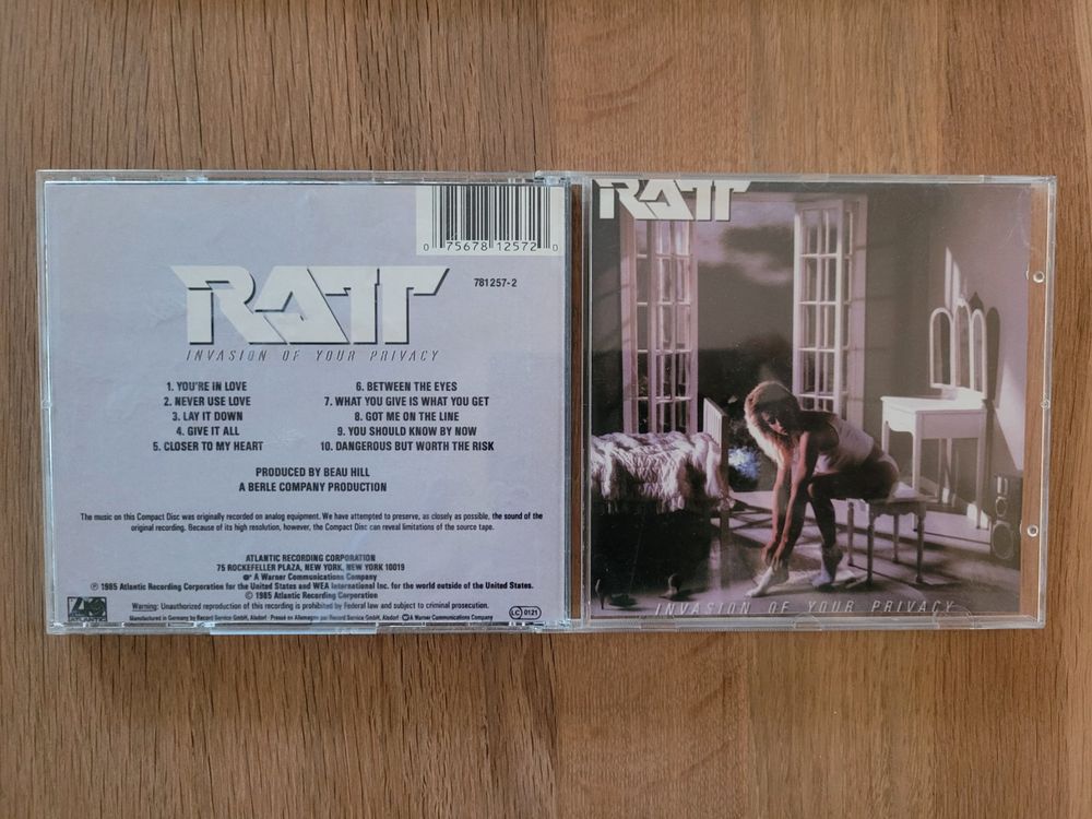 CD Ratt - Invasion Of Your Privacy, 1985 | Kaufen auf Ricardo