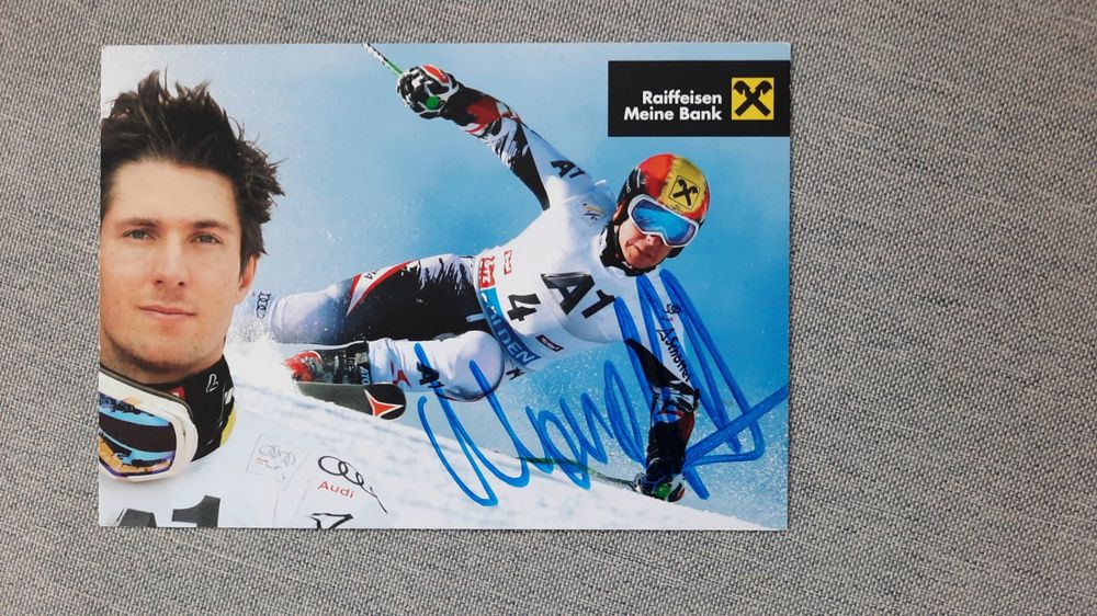 Autogrammkarte Marcel Hirscher | Kaufen auf Ricardo
